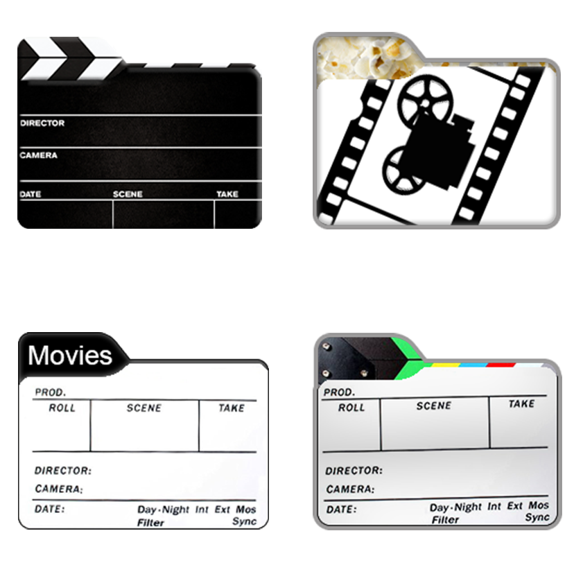 Movie Folder Icon Set Windows 11 Updated Version by Dirt290x on DeviantArt