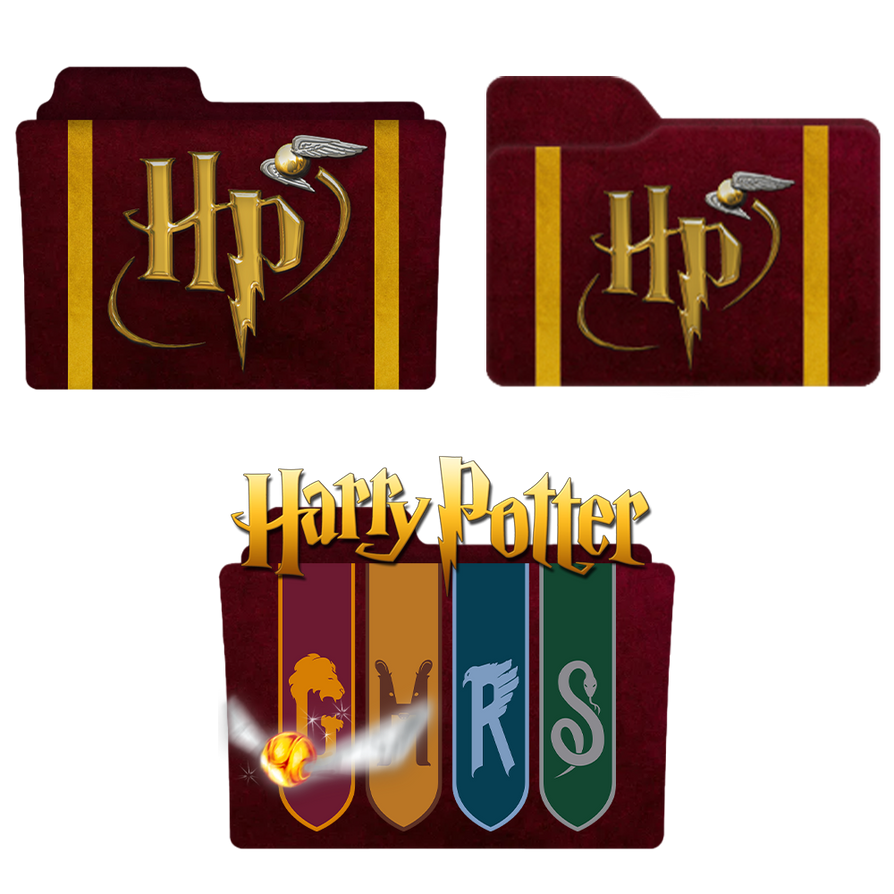 Harry Potter Folder Icon Set by Dirt290x on DeviantArt