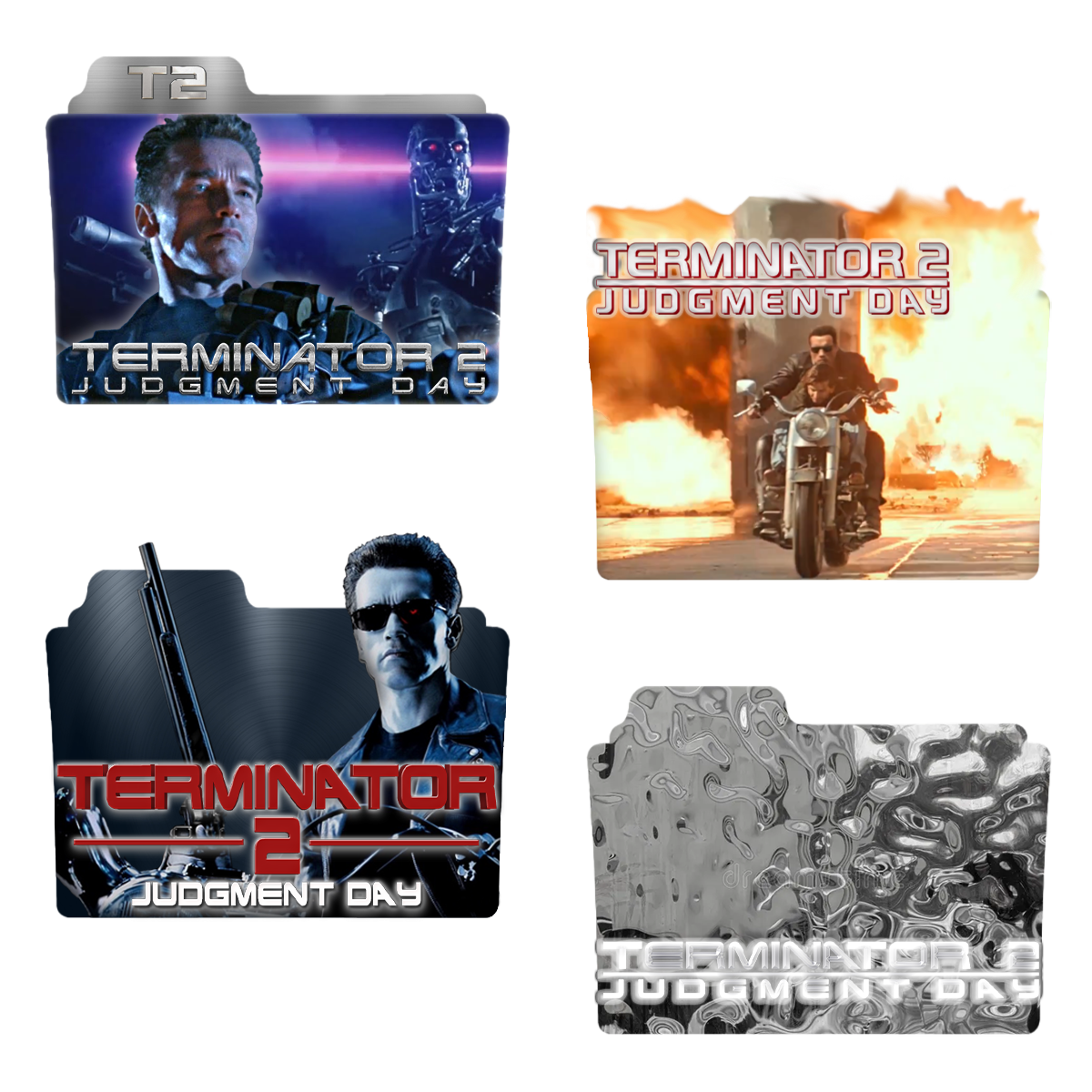 Terminator 2 Folder Icon Set by Dirt290x on DeviantArt