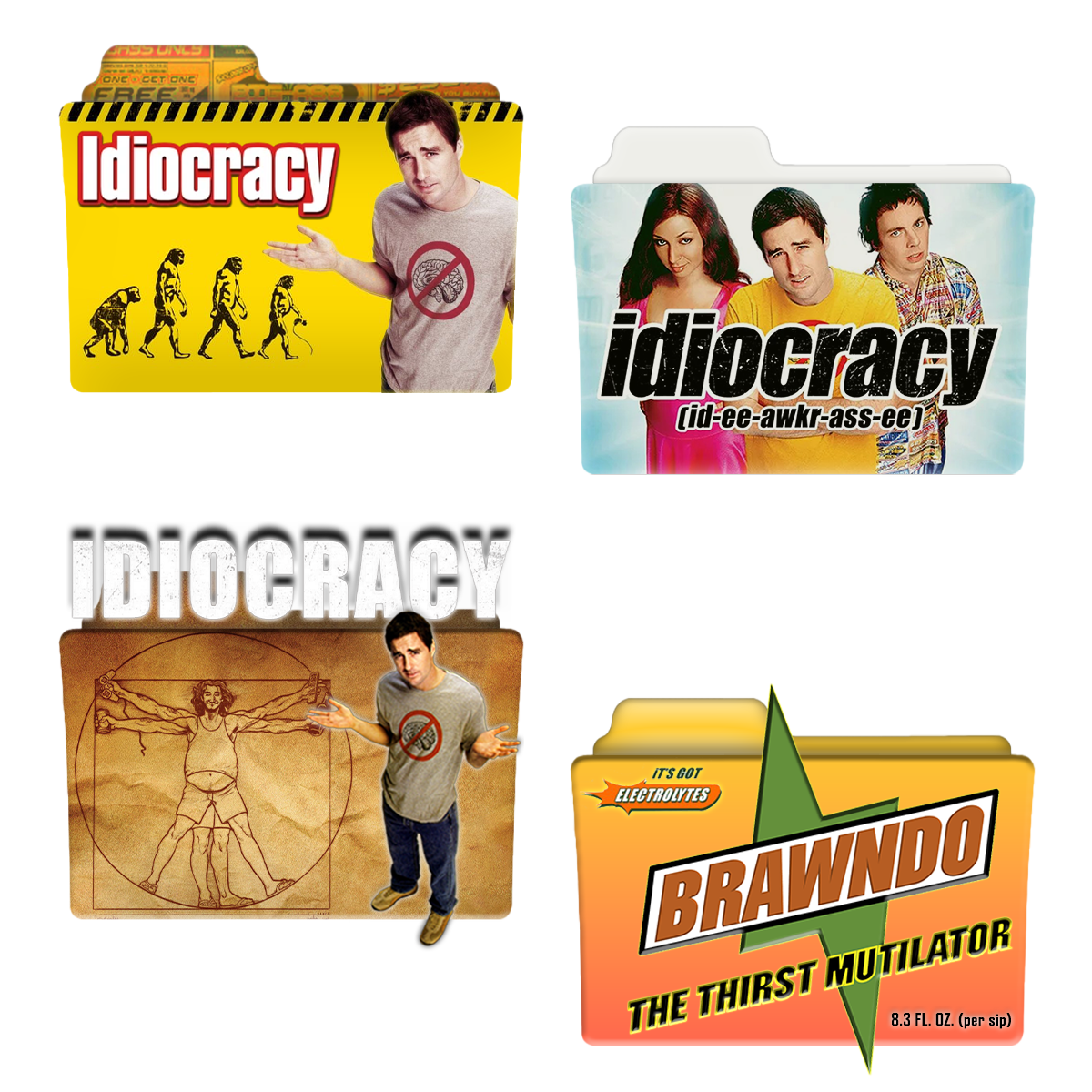 Idiocracy Folder Icon Set by Dirt290x on DeviantArt