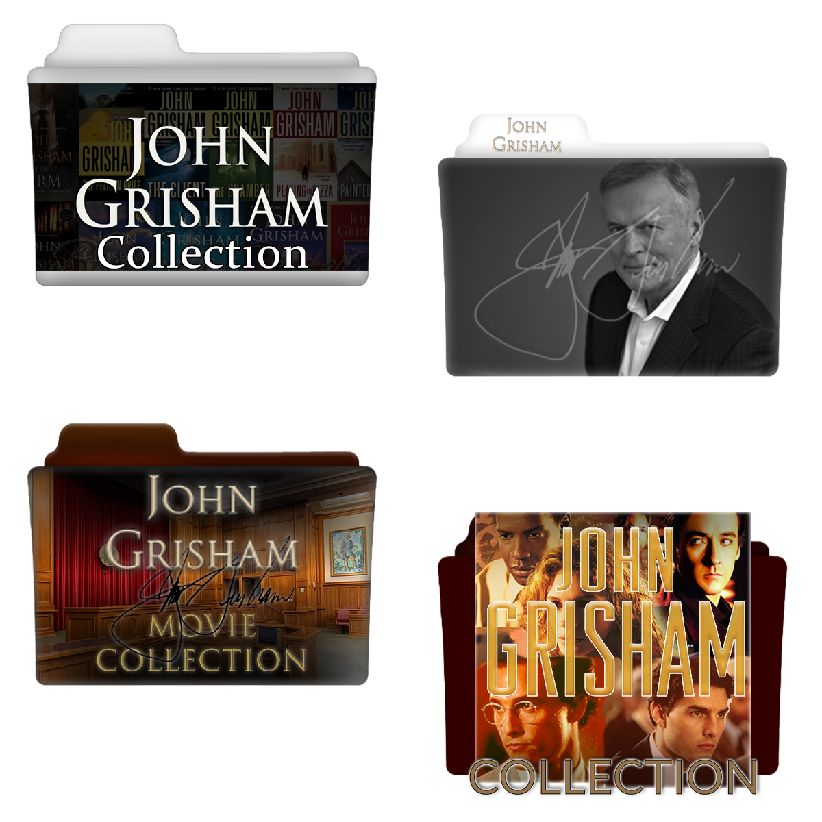 John Grisham Collection Folder Icon Set by Dirt290x on DeviantArt