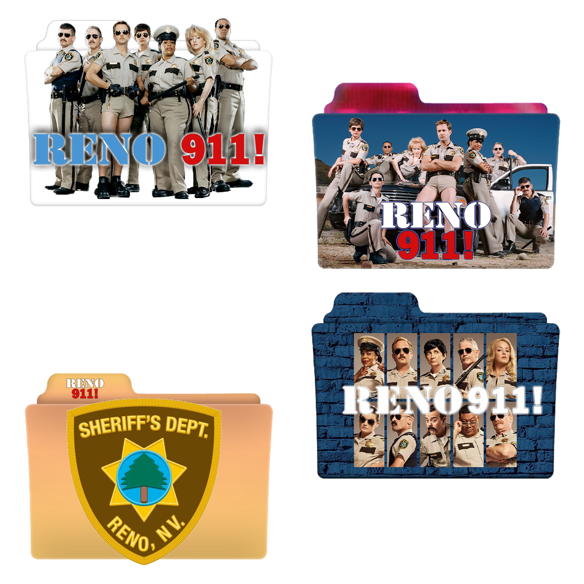Reno 911! Folder Icon Set by Dirt290x on DeviantArt