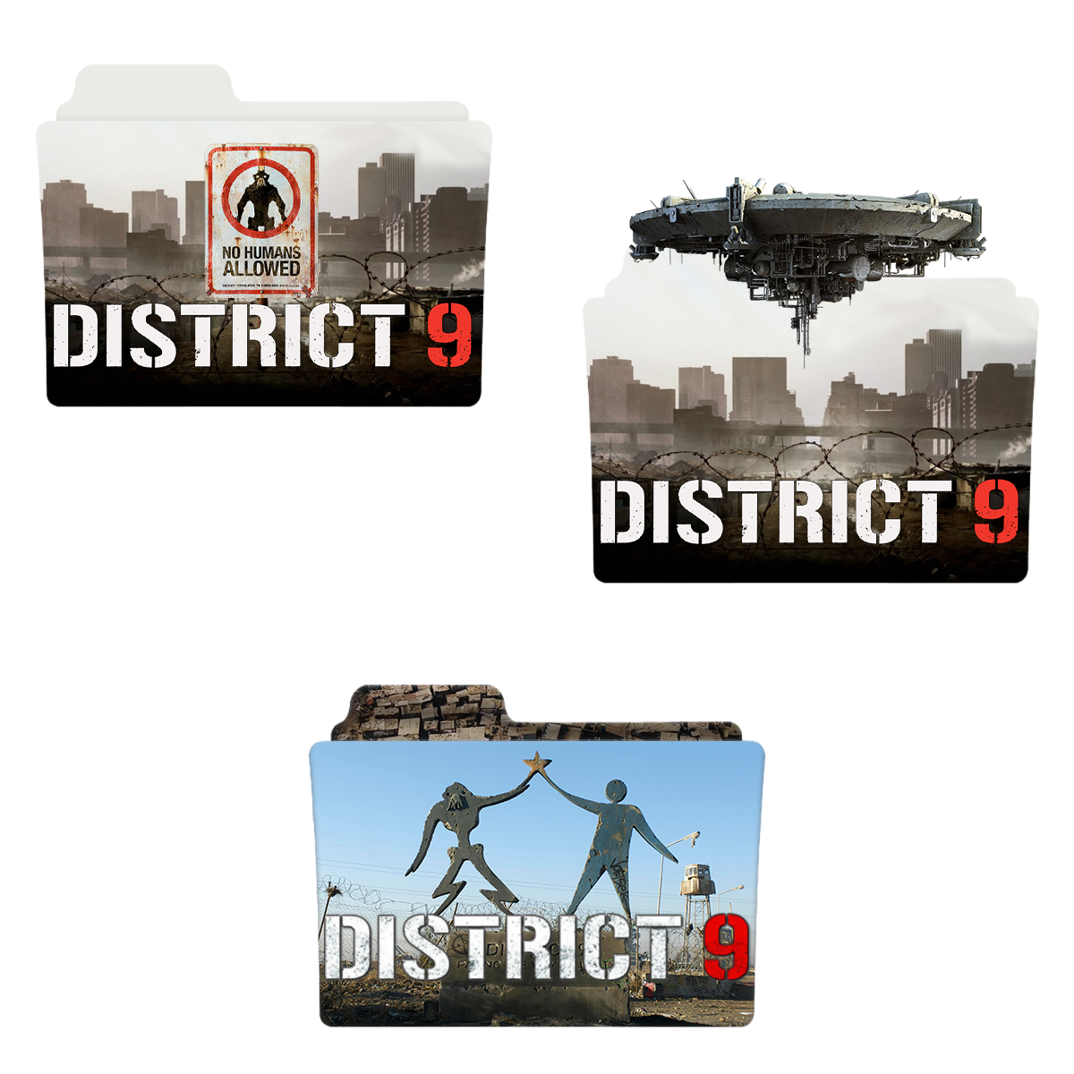 District 9 Folder Icon Set by Dirt290x on DeviantArt
