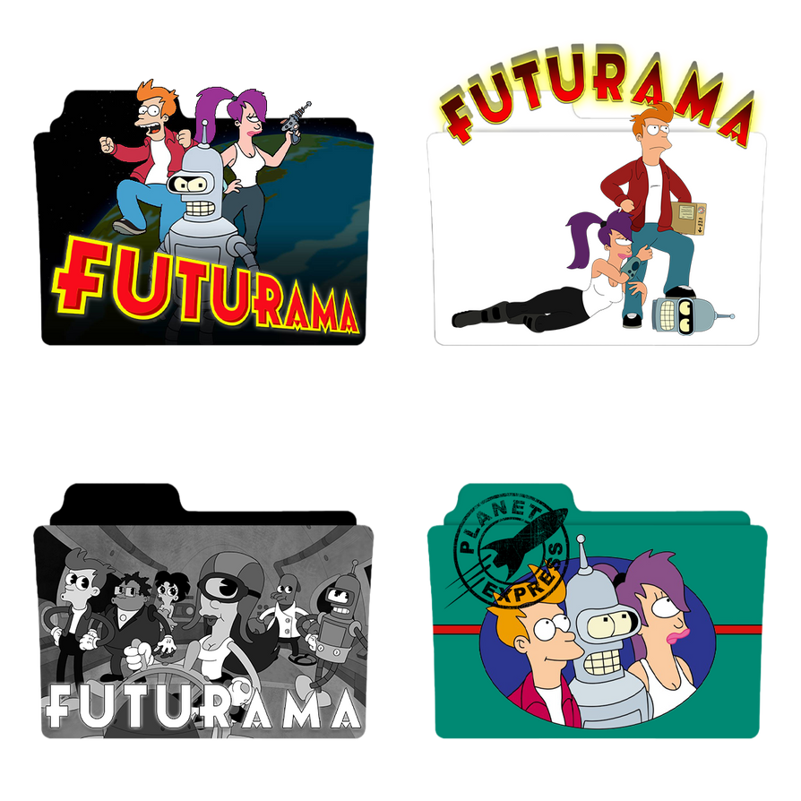 Futurama Folder Icon Set by Dirt290x on DeviantArt