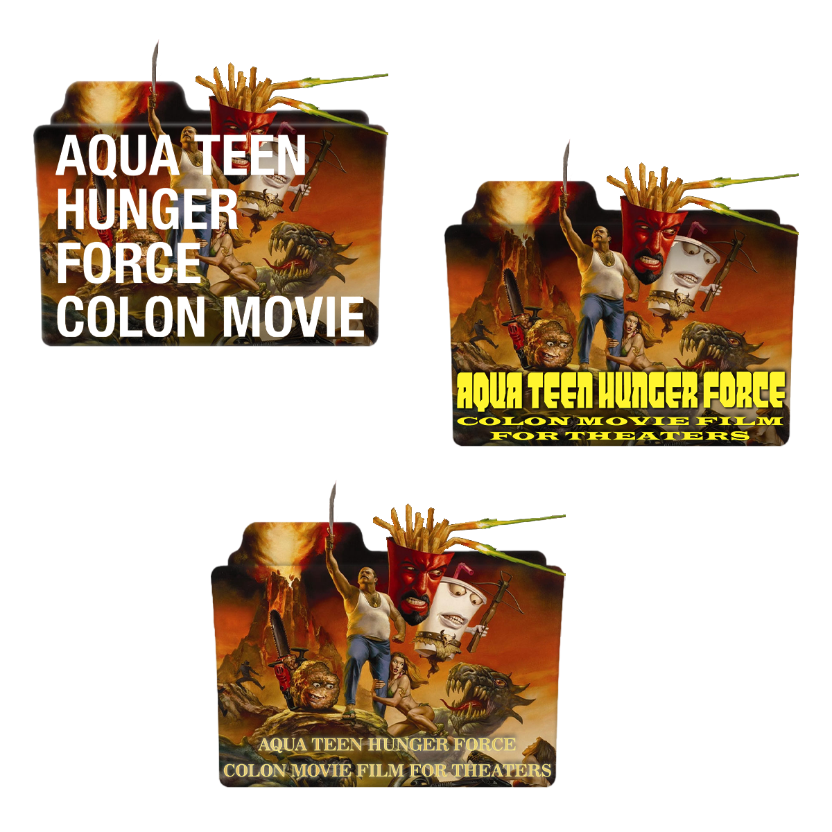 ATHF Movie Folder Icon Set by Dirt290x on DeviantArt