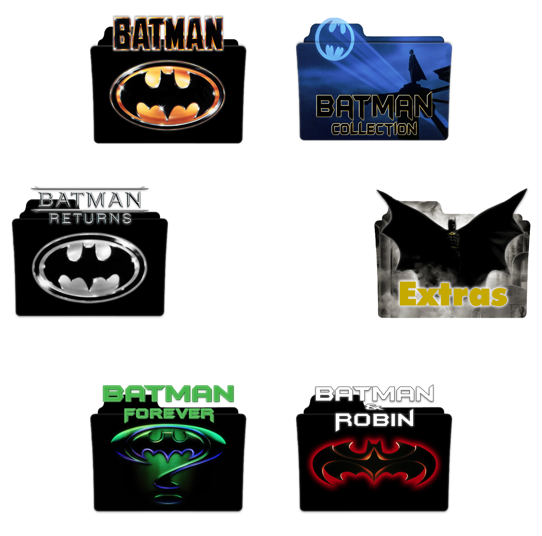 Original Batman Movie Collection Icons by Dirt290x on DeviantArt