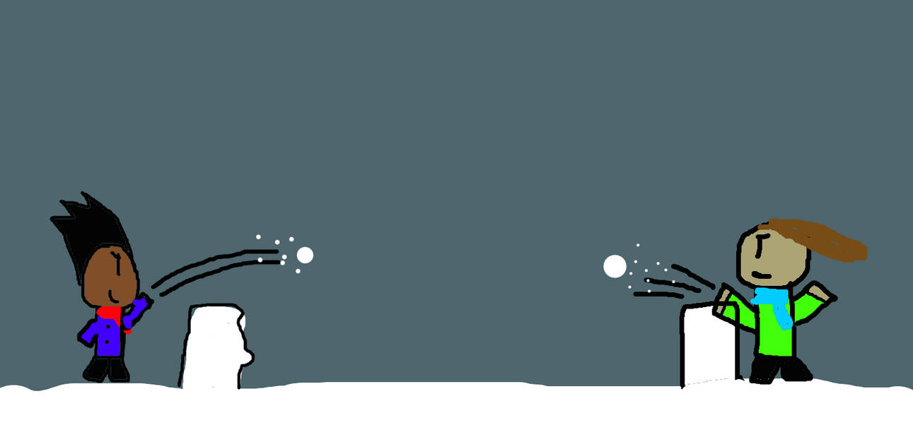 Snowball fight! by MynameisandretheE2 on DeviantArt