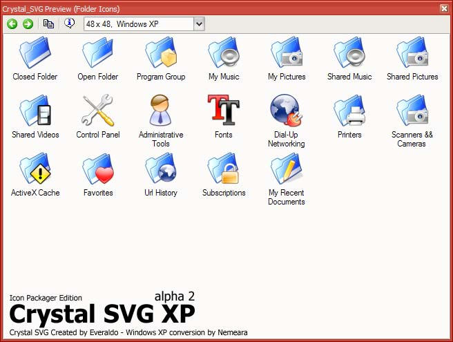 Crystal SVG XP - Alpha 2 by nemeara on DeviantArt