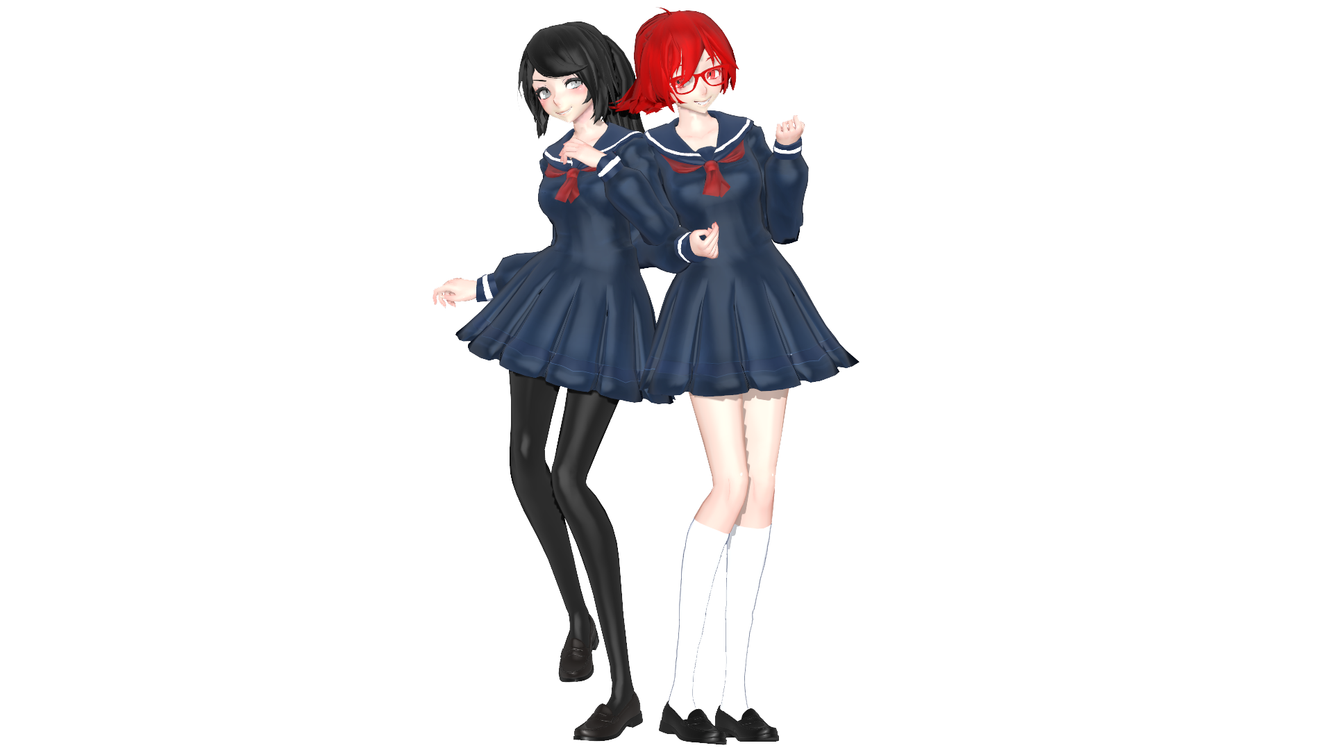 [MMD] Ayano and Info DL DOWN by yuyuchanHD on DeviantArt