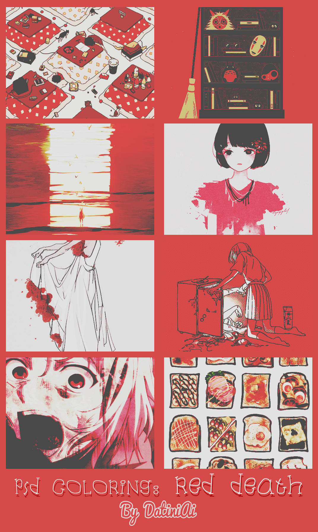 PSD COLORING #10: RED DEATH by NhiGian on DeviantArt