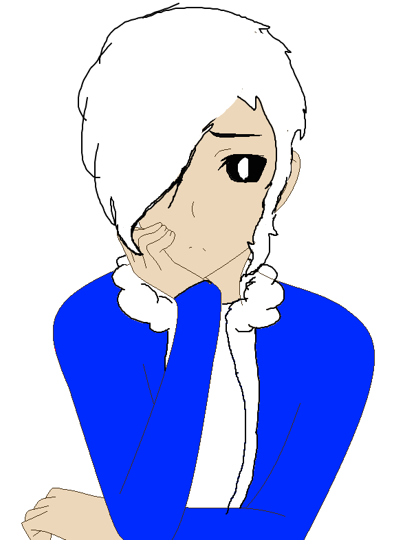 human sans thinking by Karkatthesenpia on DeviantArt