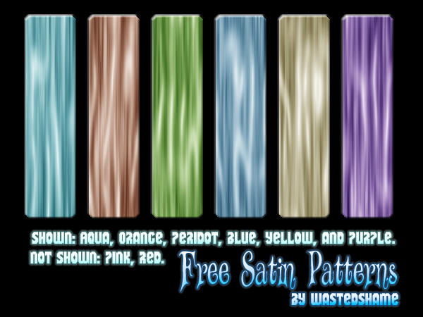 Wastedshame Satin Patterns by TheDarkKiss on DeviantArt