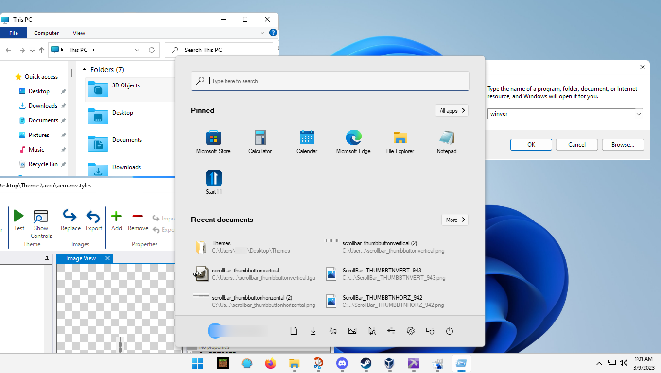 Windows 11 Default Aero skin for WindowsBlinds11 by Windows10-7 on ...