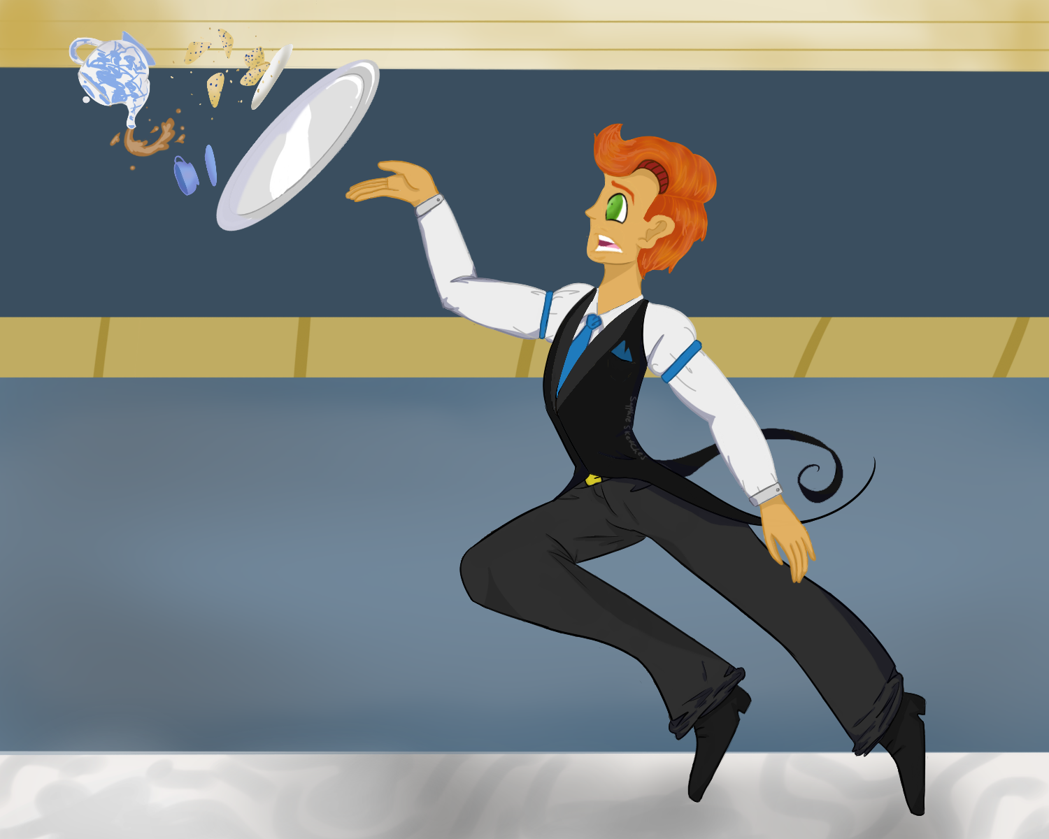 Butler Trip by SapphireSketches on DeviantArt