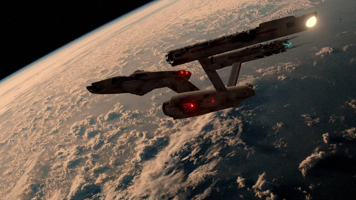 Damaged Enterprise by PUFFINSTUDIOS on DeviantArt