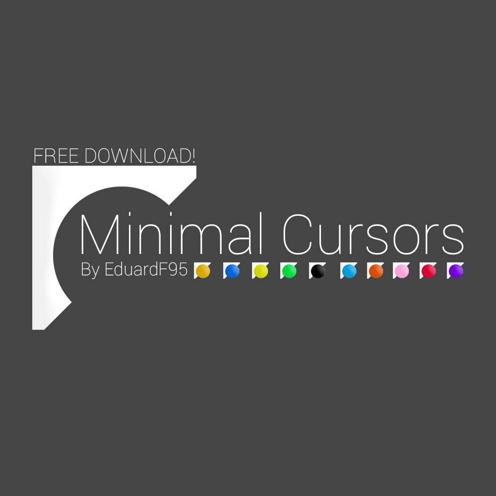 Minimal Cursors By EduardF95 by EduardF95 on DeviantArt