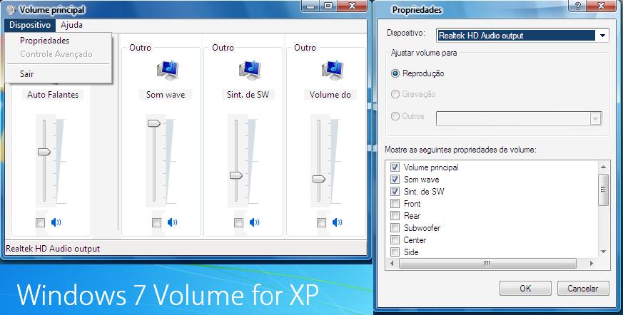 Windows 7 Mod XP Volume PT-BR by MagicMaker2010 on DeviantArt