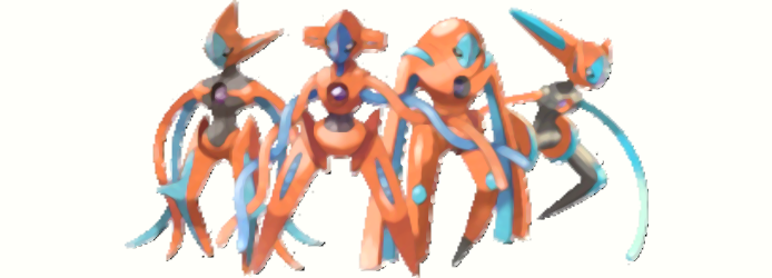 Deoxys: All forms by scriptureofthescribe on DeviantArt