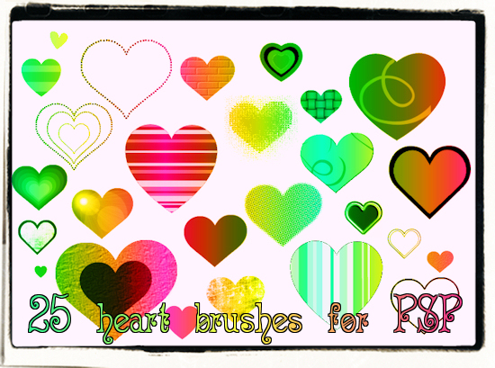 PSP Heart Brushes by ak2290 on DeviantArt