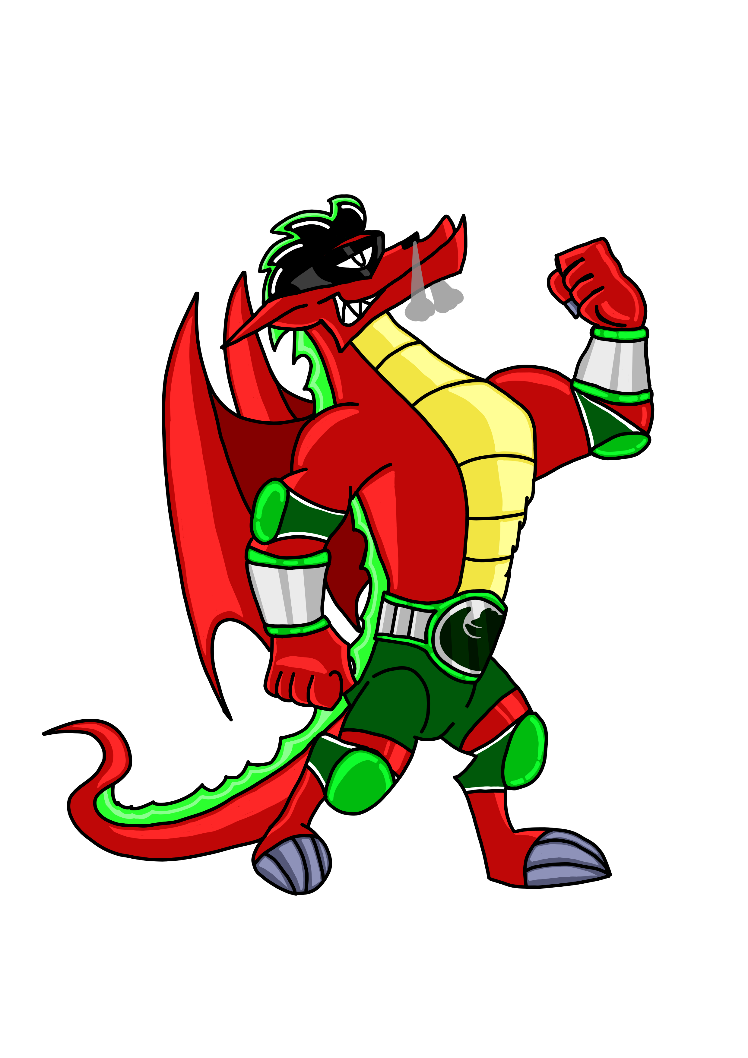 Dragonfire Jake Long WIP by manuztur on DeviantArt
