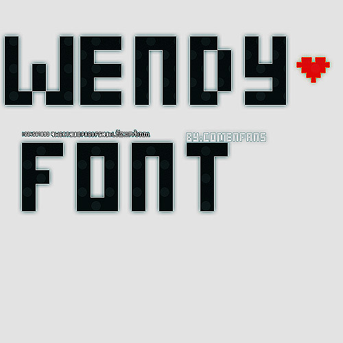 Wendy Font by comeonfans on DeviantArt