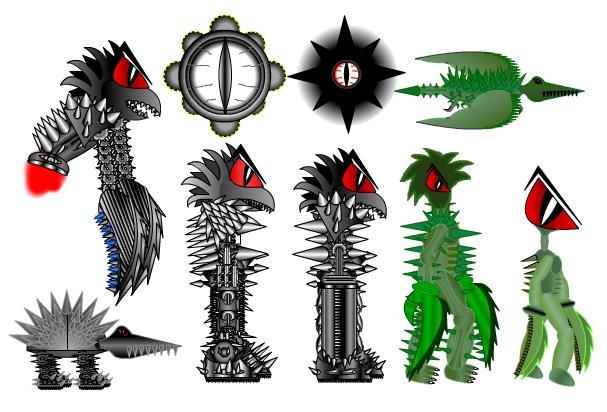 My monsters by Carl-r2 on DeviantArt