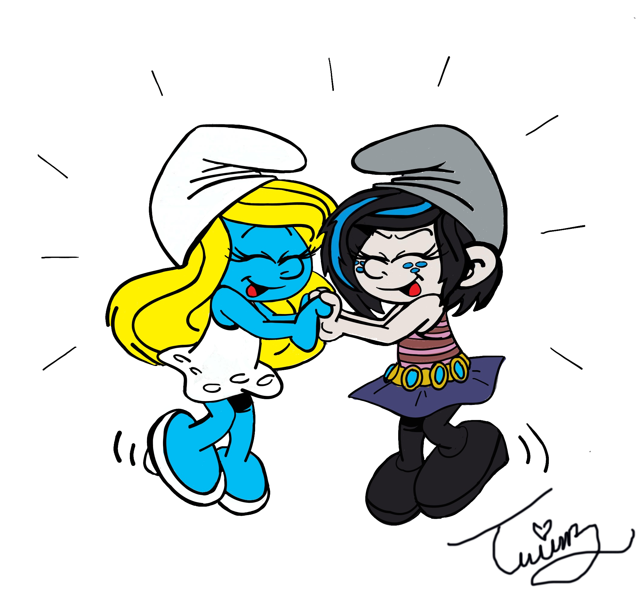 Smurfs Smurfette And Vexy