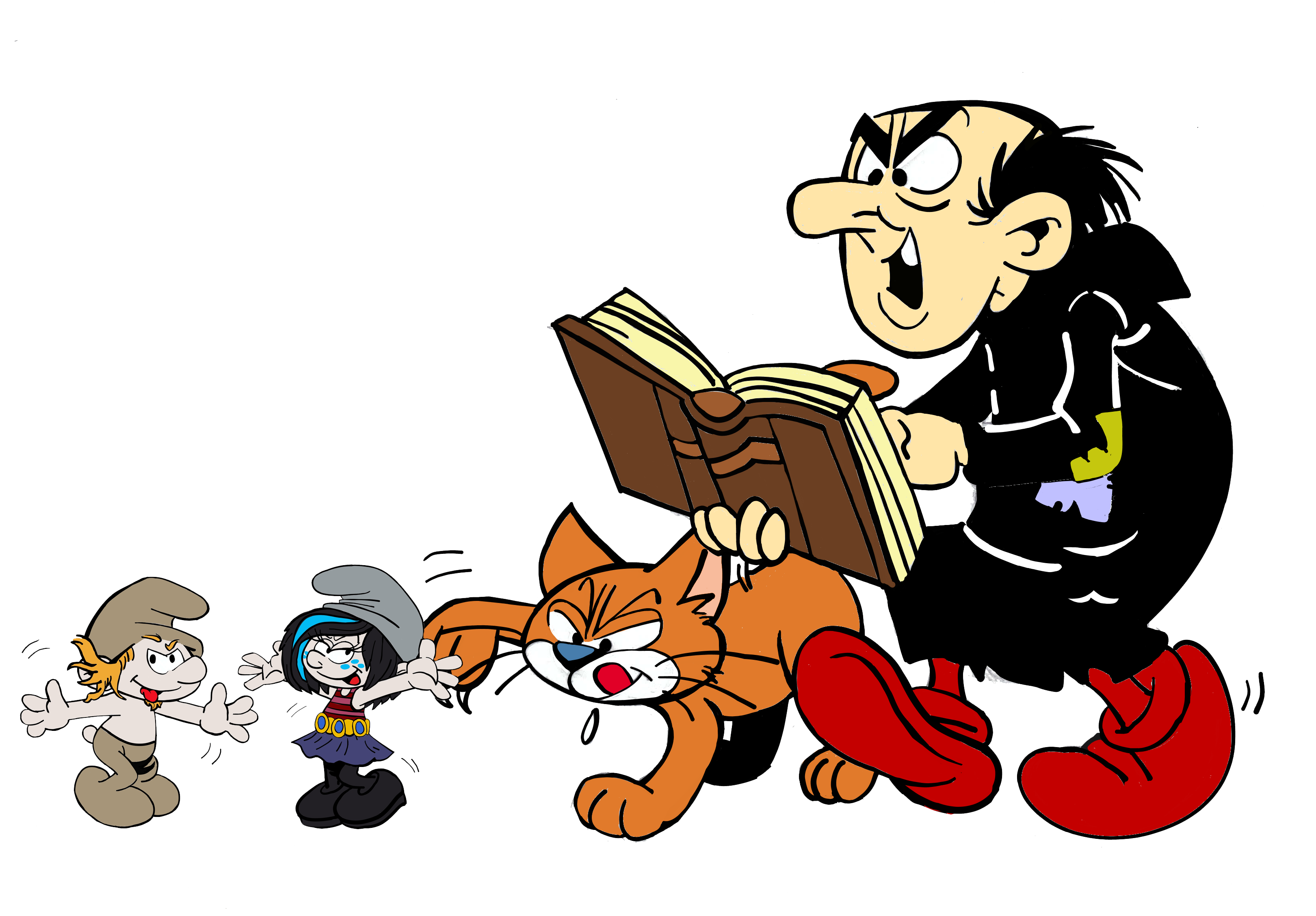 Gargamel And His Creations by Wiccatwolf on DeviantArt