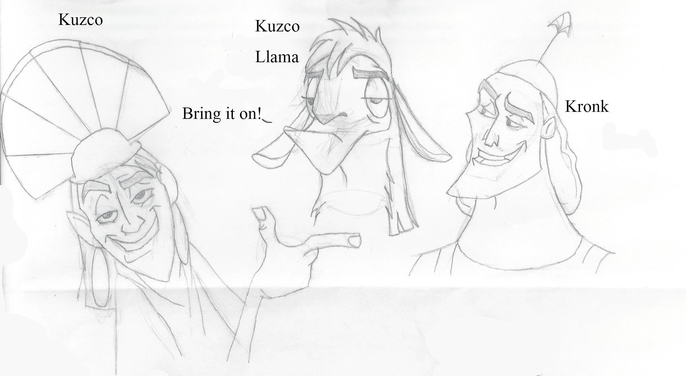 Emperor's new Groove sketch by DisneysNineOldMenfan on DeviantArt