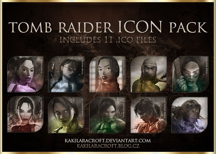 Tomb Raider Icon Pack - FREE DOWNLOAD by kakilaracroft on DeviantArt
