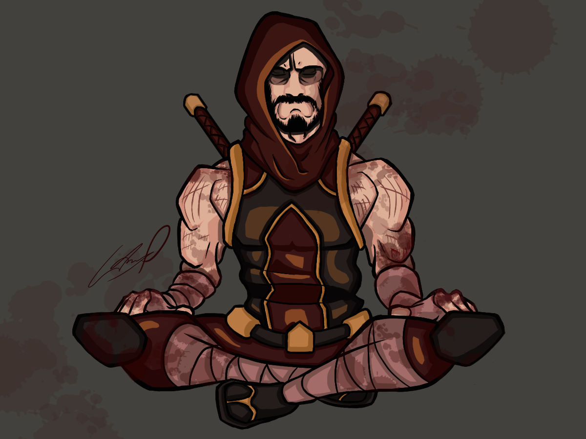 DnD Monk Character by AnthonyParenti on DeviantArt