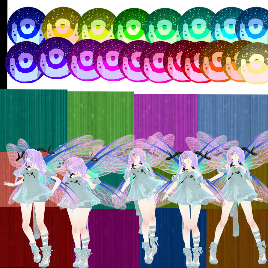 Thank you for a 100 watchers MMD pack by lunarwing0 on DeviantArt
