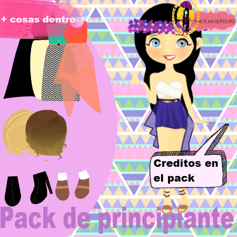 Pack de principiante by Aventureraytributo on DeviantArt