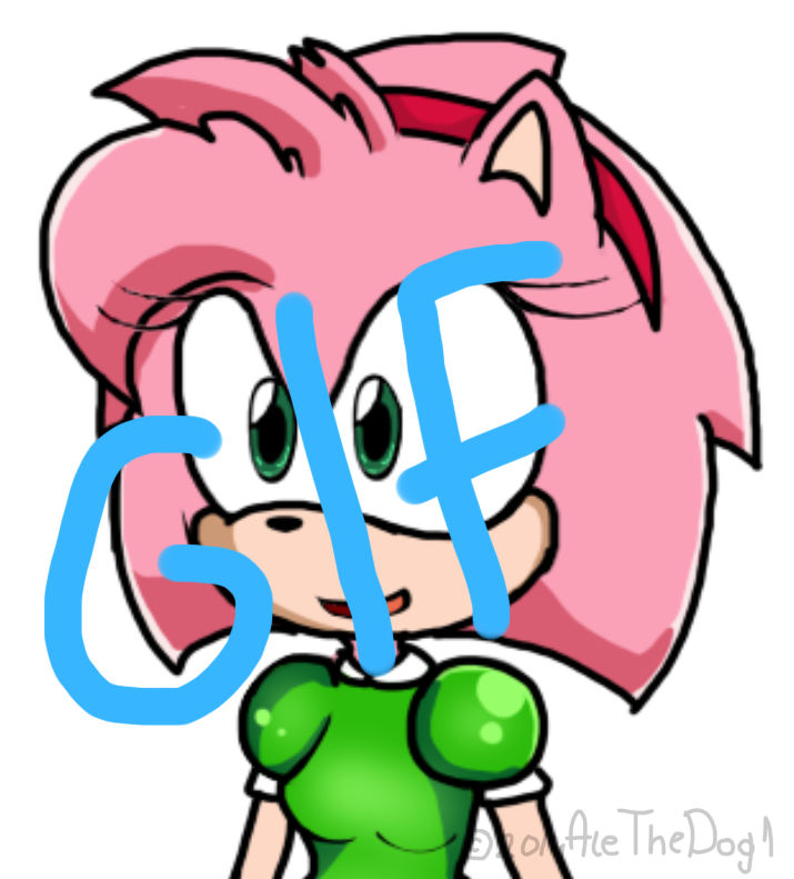 Classic Amy GIF by AleTheDog1 on DeviantArt
