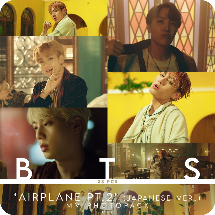BTS - 'AIRPLANE PT. 2 (JAPANESE VER.) MV / PACK by julella on DeviantArt
