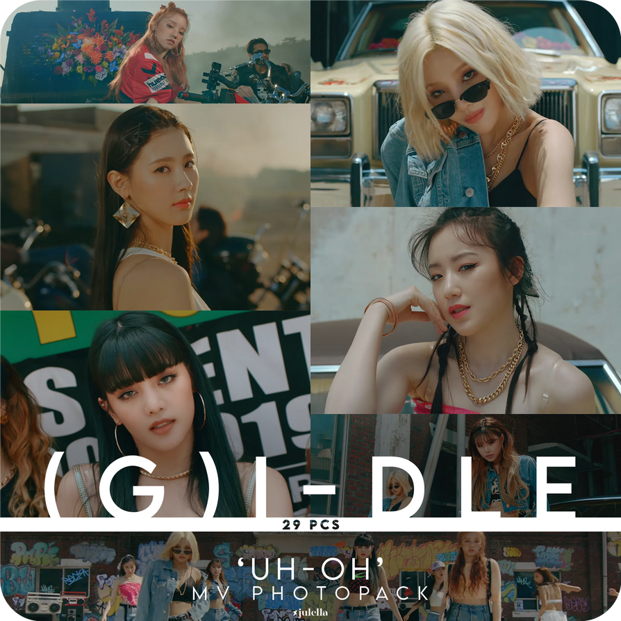 (G)I-DLE - 'UH-OH' MV / PHOTOPACK by julella on DeviantArt