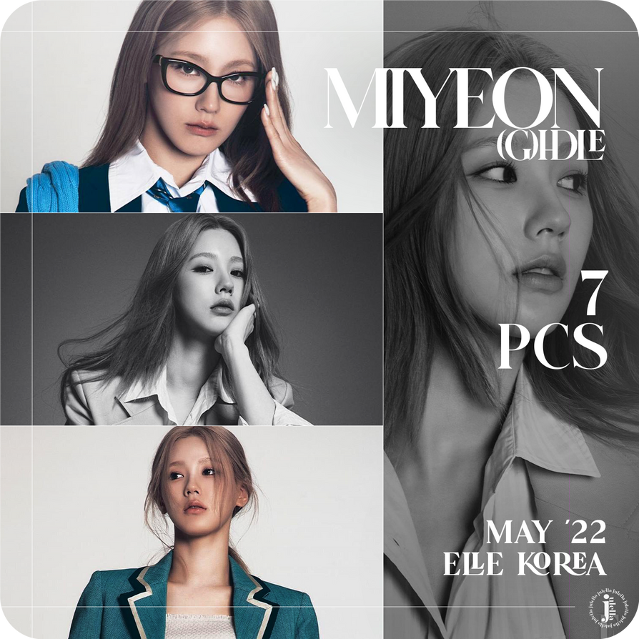 MIYEON (G)-IDLE) / ELLE KOREA by julella on DeviantArt