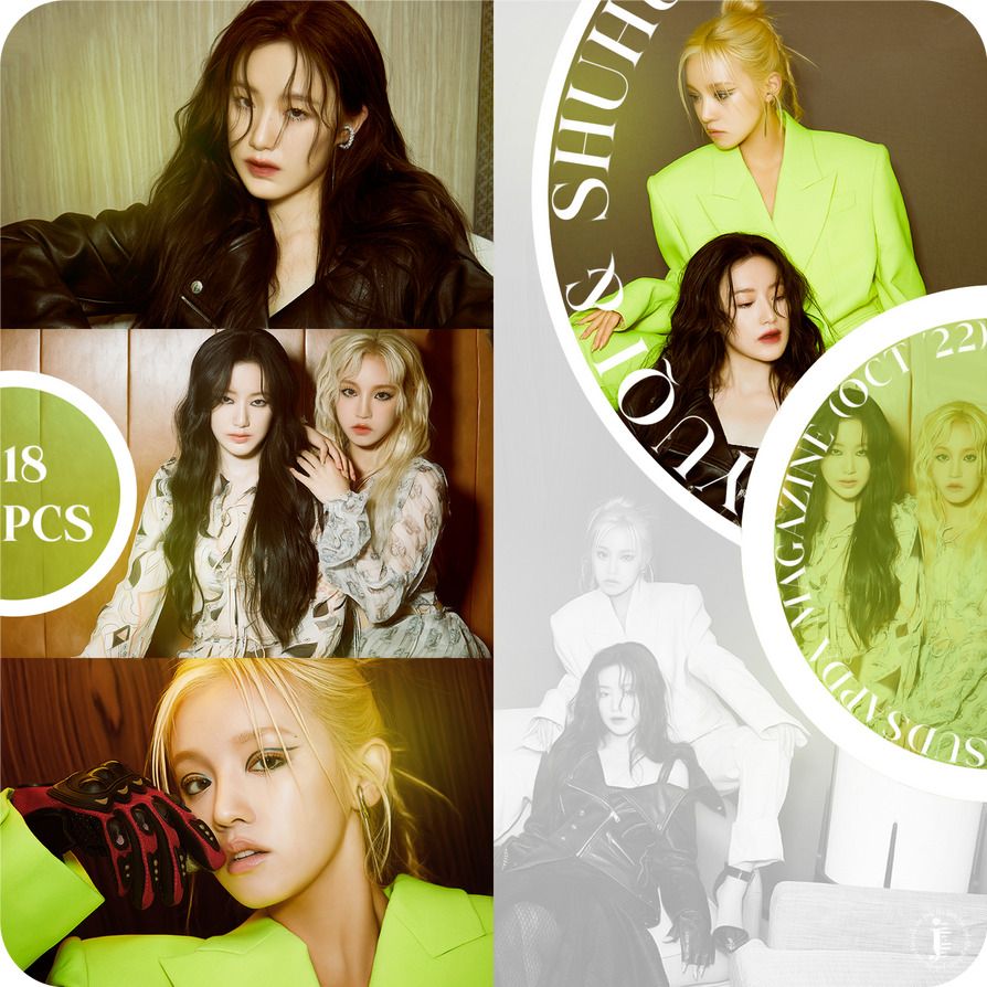 YUQI, SHUHUA / SUDSAPDA MAGAZINE / PHOTOPACK by julella on DeviantArt