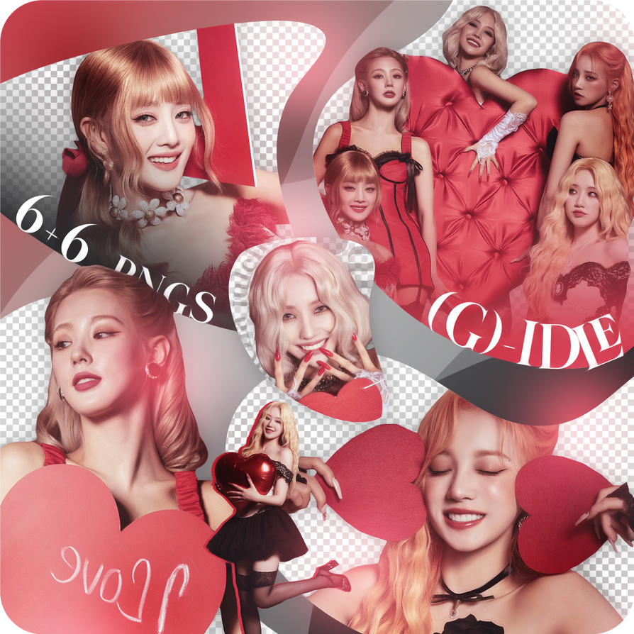 PNG PACK / (G)-IDLE / 'I LOVE' (ACT ver.) by julella on DeviantArt