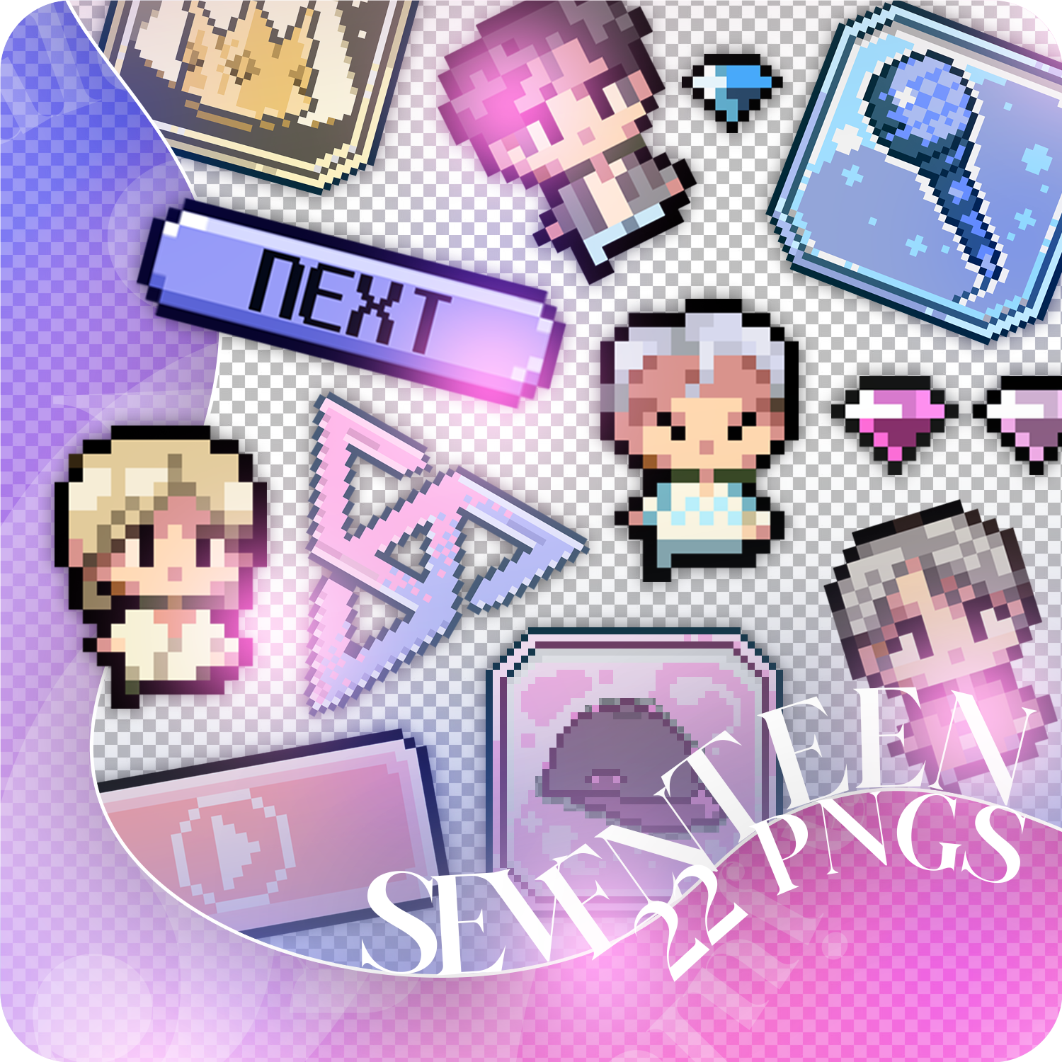 STICKERS PACK / SEVENTEEN by julella on DeviantArt