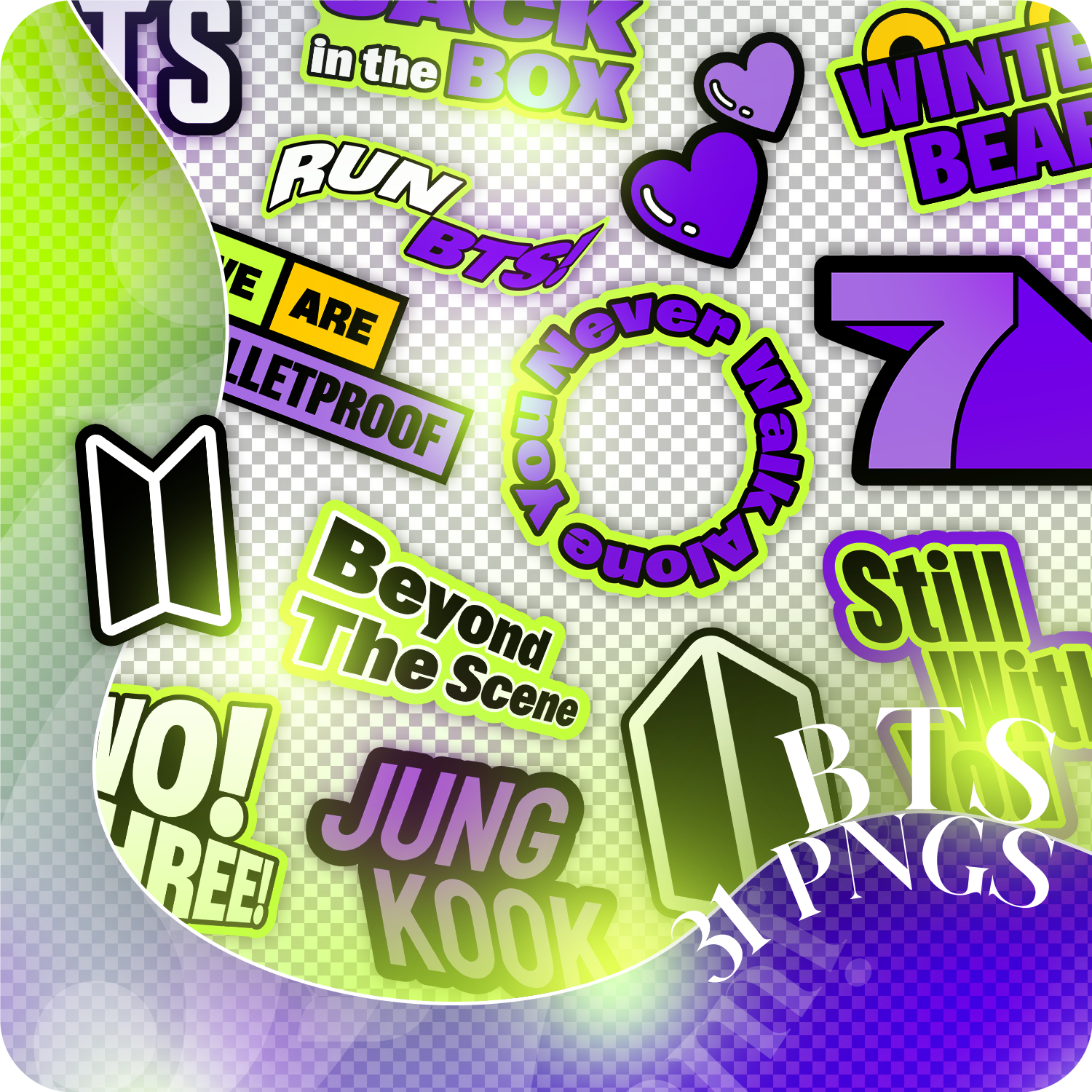 STICKERS PACK / BTS by julella on DeviantArt