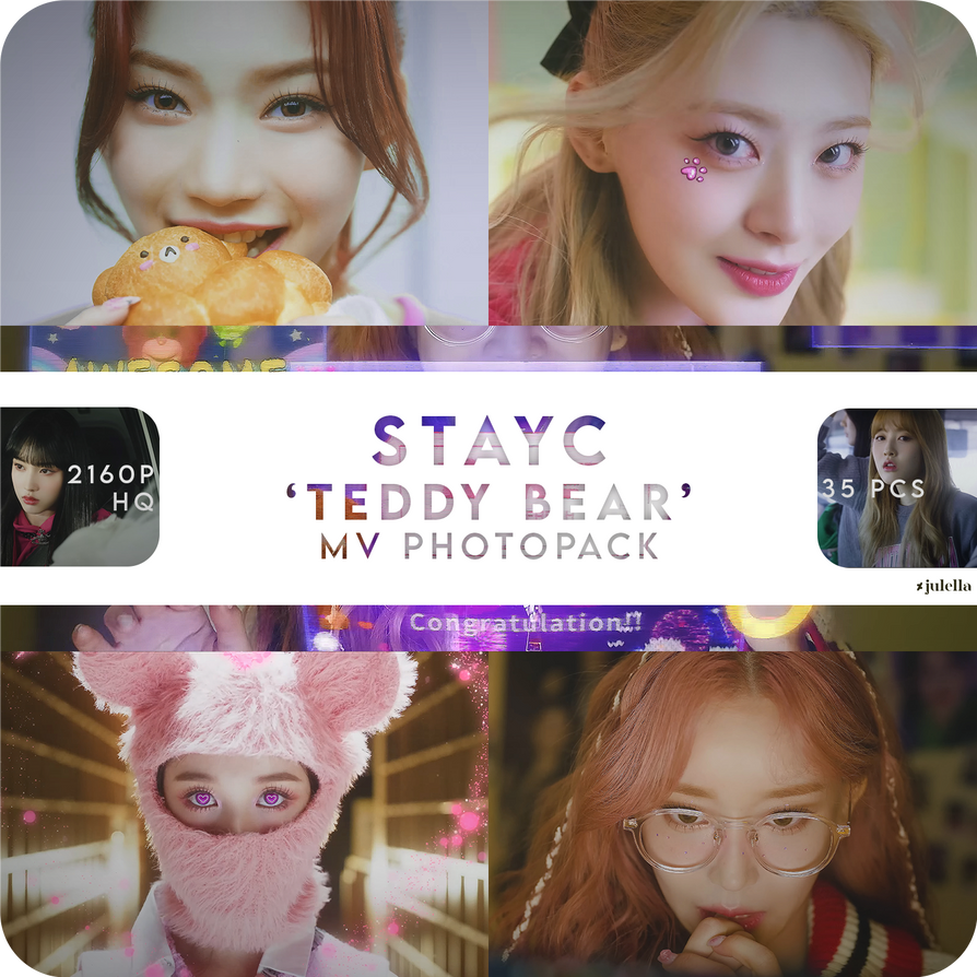 STAYC - 'TEDDY BEAR' MV / PHOTOPACK by julella on DeviantArt