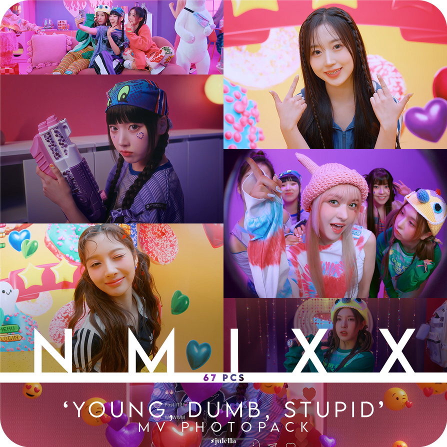 NMIXX - 'YOUNG, DUMB, STUPID' MV / PHOTOPACK by julella on DeviantArt