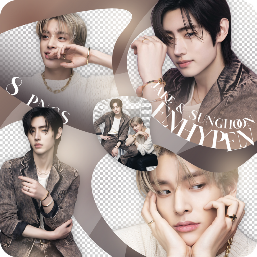 PNG PACK / JAKE, SUNGHOON (ENHYPEN) / DAZED KOREA by julella on DeviantArt