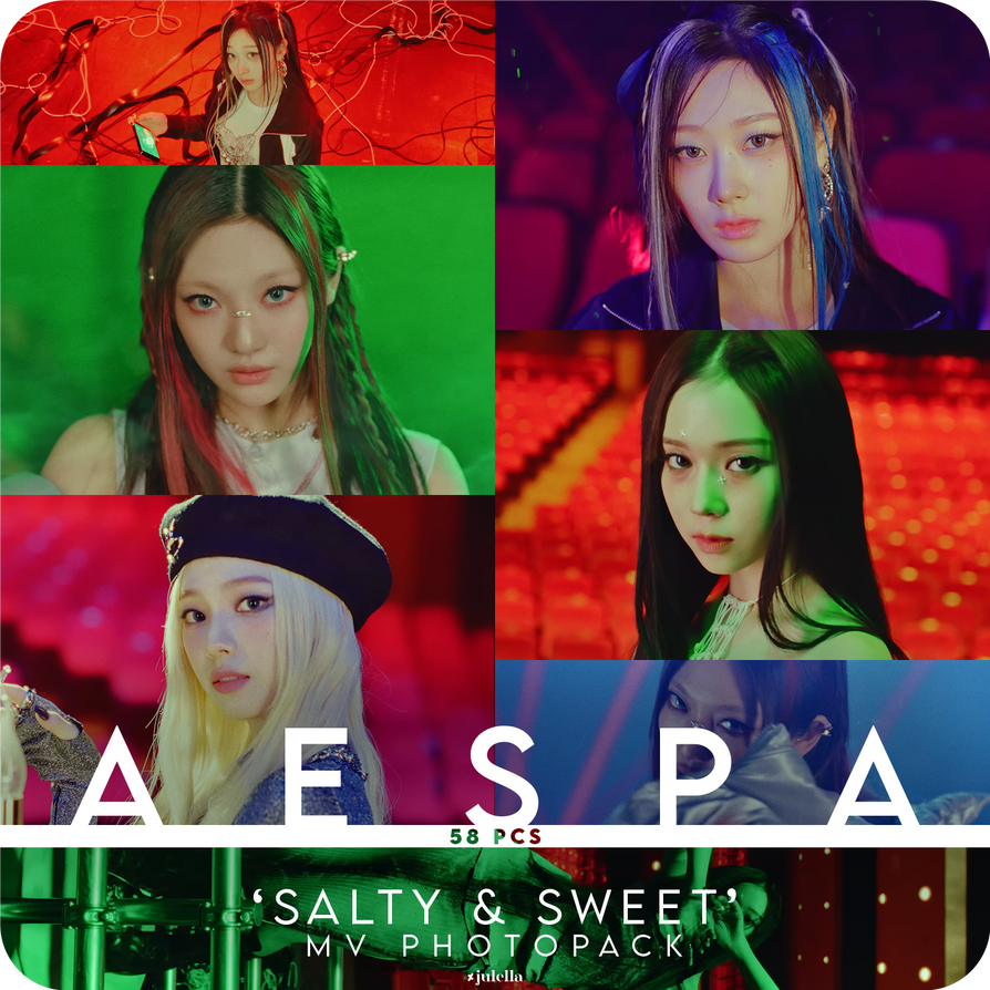 AESPA - 'SALTY n SWEET' MV / PHOTOPACK by julella on DeviantArt