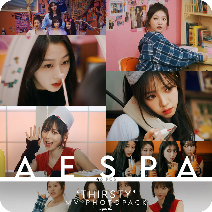 AESPA - 'THIRSTY' MV / PHOTOPACK by julella on DeviantArt