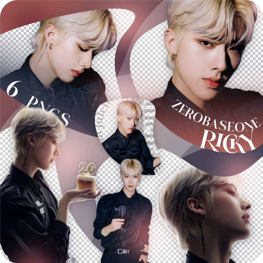 PNG PACK / RICKY (ZEROBASEONE) / HAPPY BIRTHDAY by julella on DeviantArt