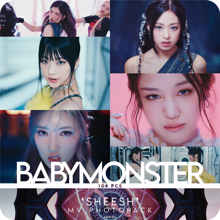 BABYMONSTER - 'SHEESH' MV / PHOTOPACK by julella on DeviantArt