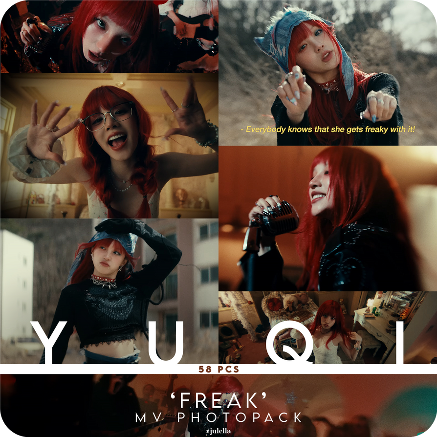 YUQI ((G)I-DLE) - 'FREAK' MV / PHOTOPACK by julella on DeviantArt