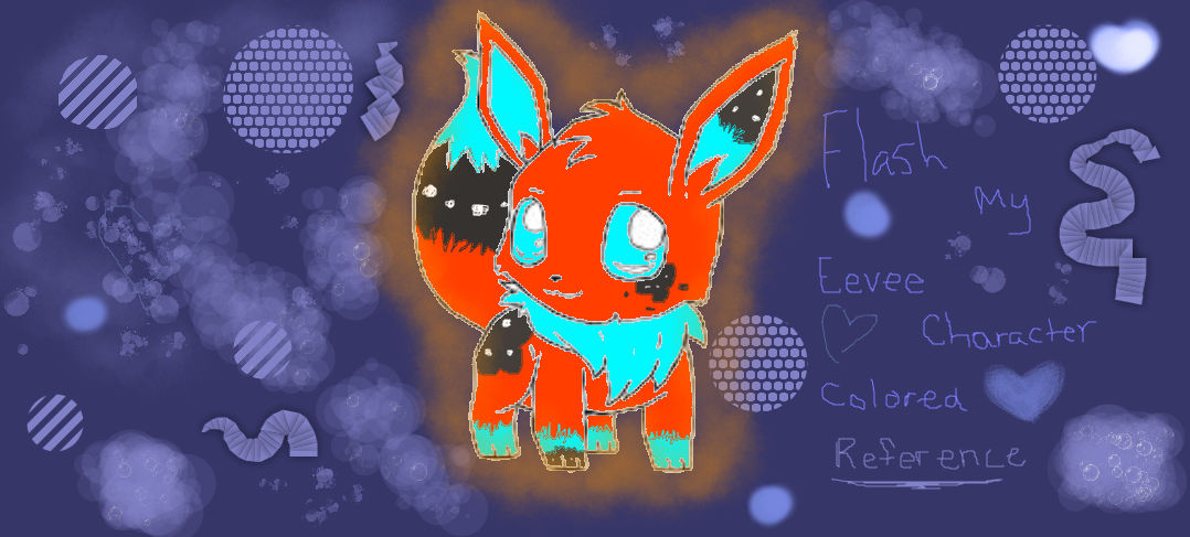 Flash the Eevee Ref. by PhsycoTheWolf on DeviantArt